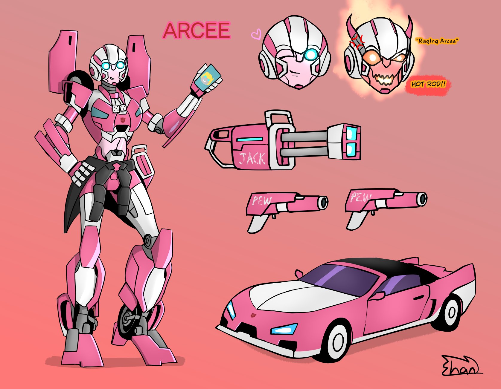 All Transformers Animated Arcee Sisters 19 Transformers Arcee Sisters