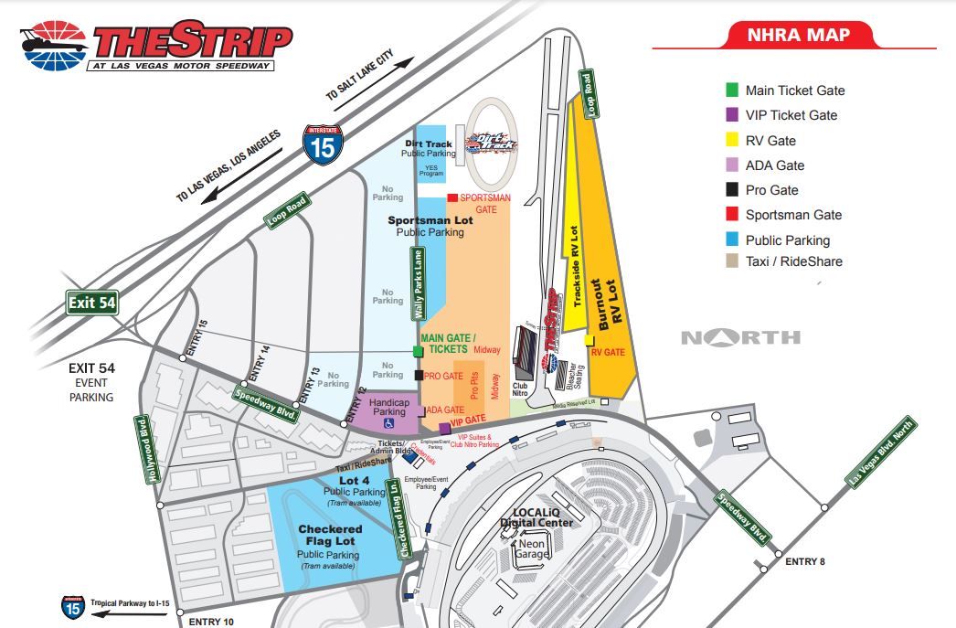 Las Vegas Nascar Track Map