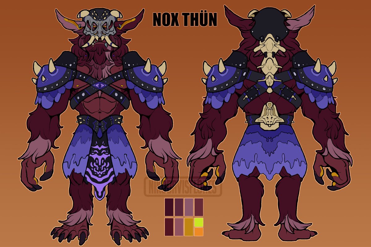 ダンデ「Reference sheets for my dnd Bugbear char」|Niko Davis Roque Flores 🐓 ...