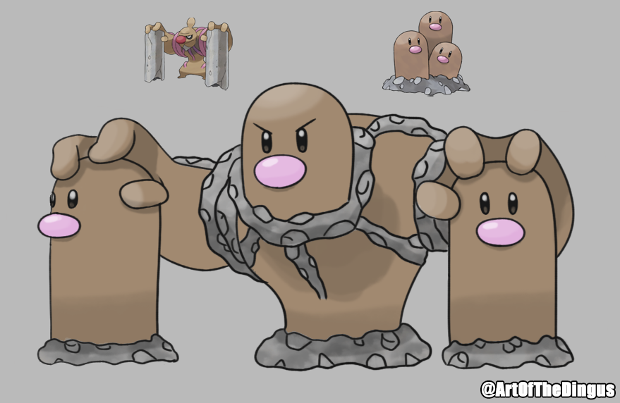 Dugtrio Evolution Chart