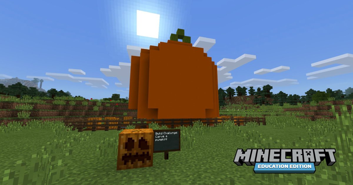 Minecraft: Education Edition on Twitter: "Almost time for #Halloween! 🎃 ...