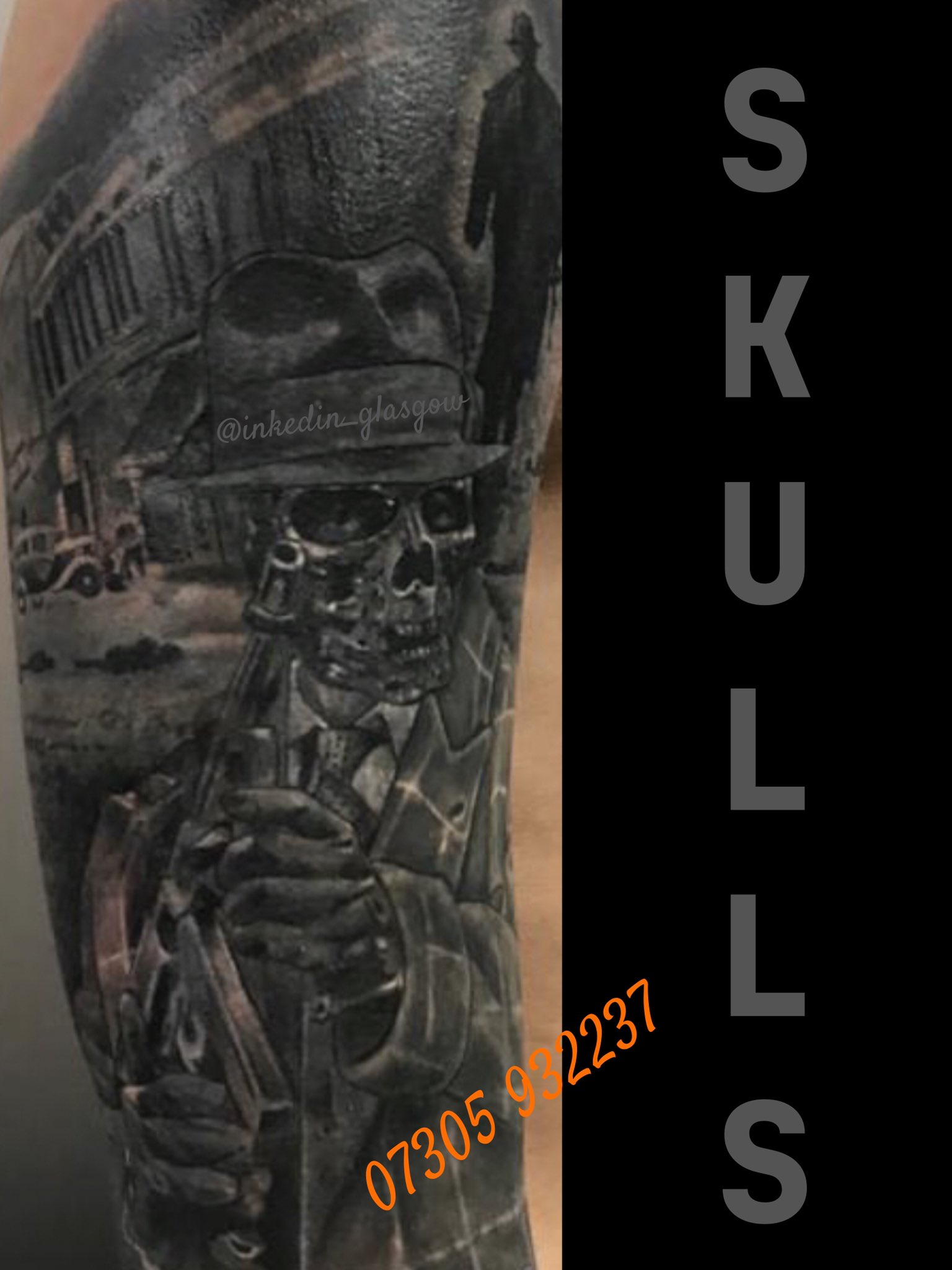 Gangster Skull Tattoos