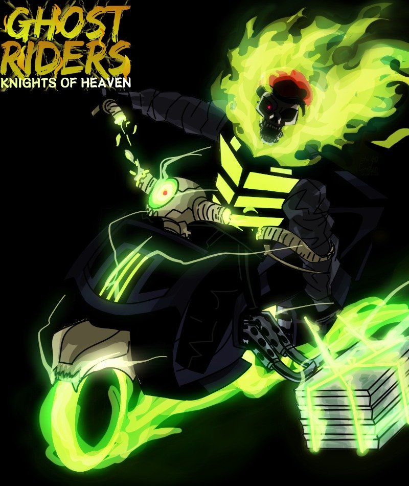 Ghost Rider Green Flame
