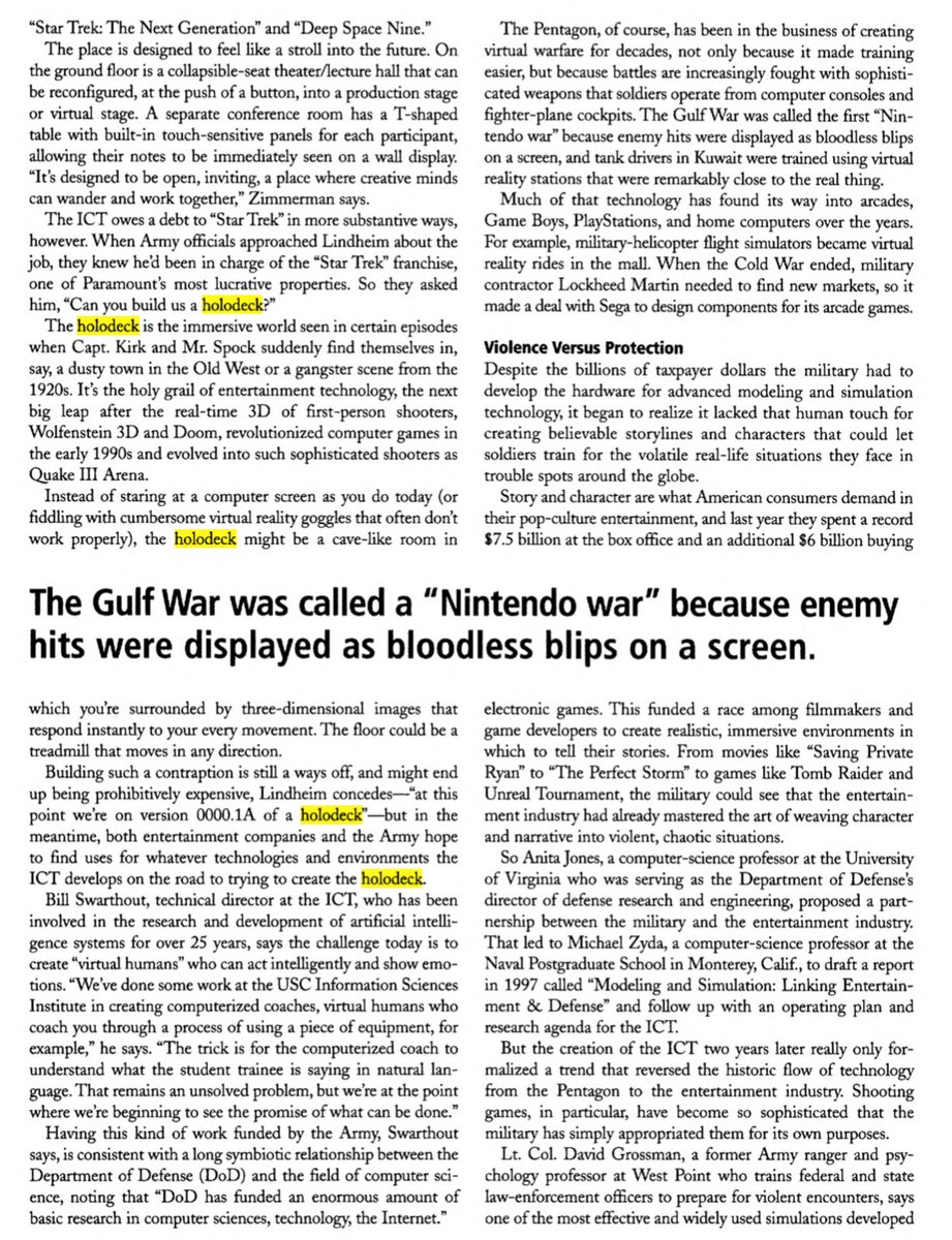 When I see holodeck/metaverse jokes, all I can think of is how back in ...