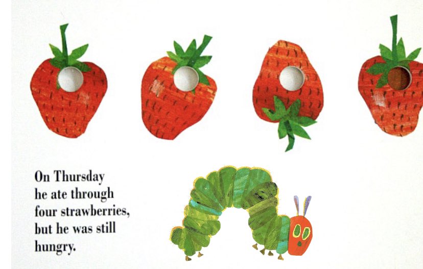 The Very Hungry Caterpillar Strawberries