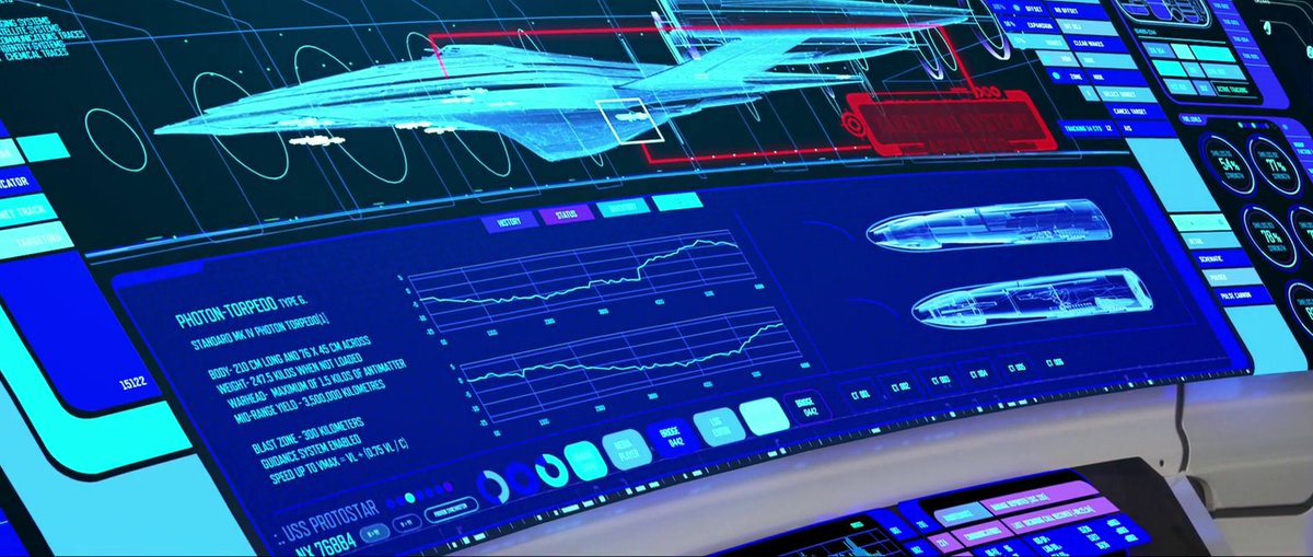 A nice look at some of the new LCARS panels from the USS Protostar : r ...