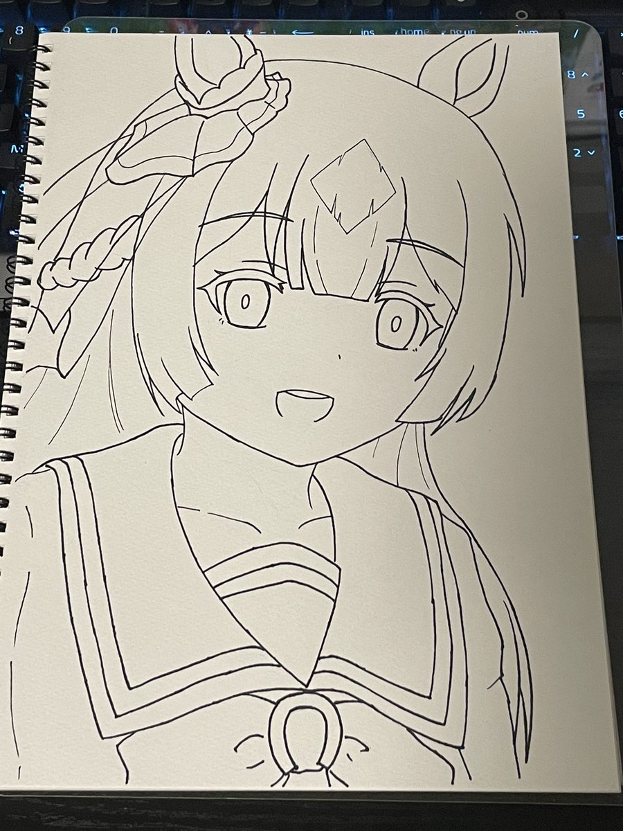 今月描いた絵を晒そう 未完成しかない! 」こかもり🍀URC2-5枠33番の漫画