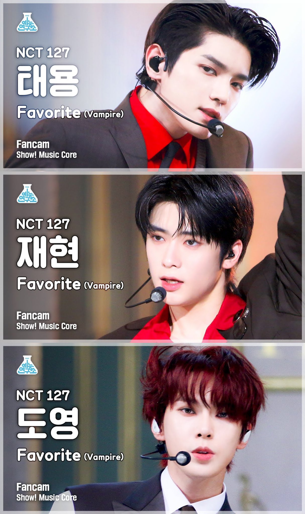 SM_NCT on Twitter: "[VIDEO] 211030 #NCT127 on Show! Music Core - ‘Favorite (Vampire)’ (Member ...