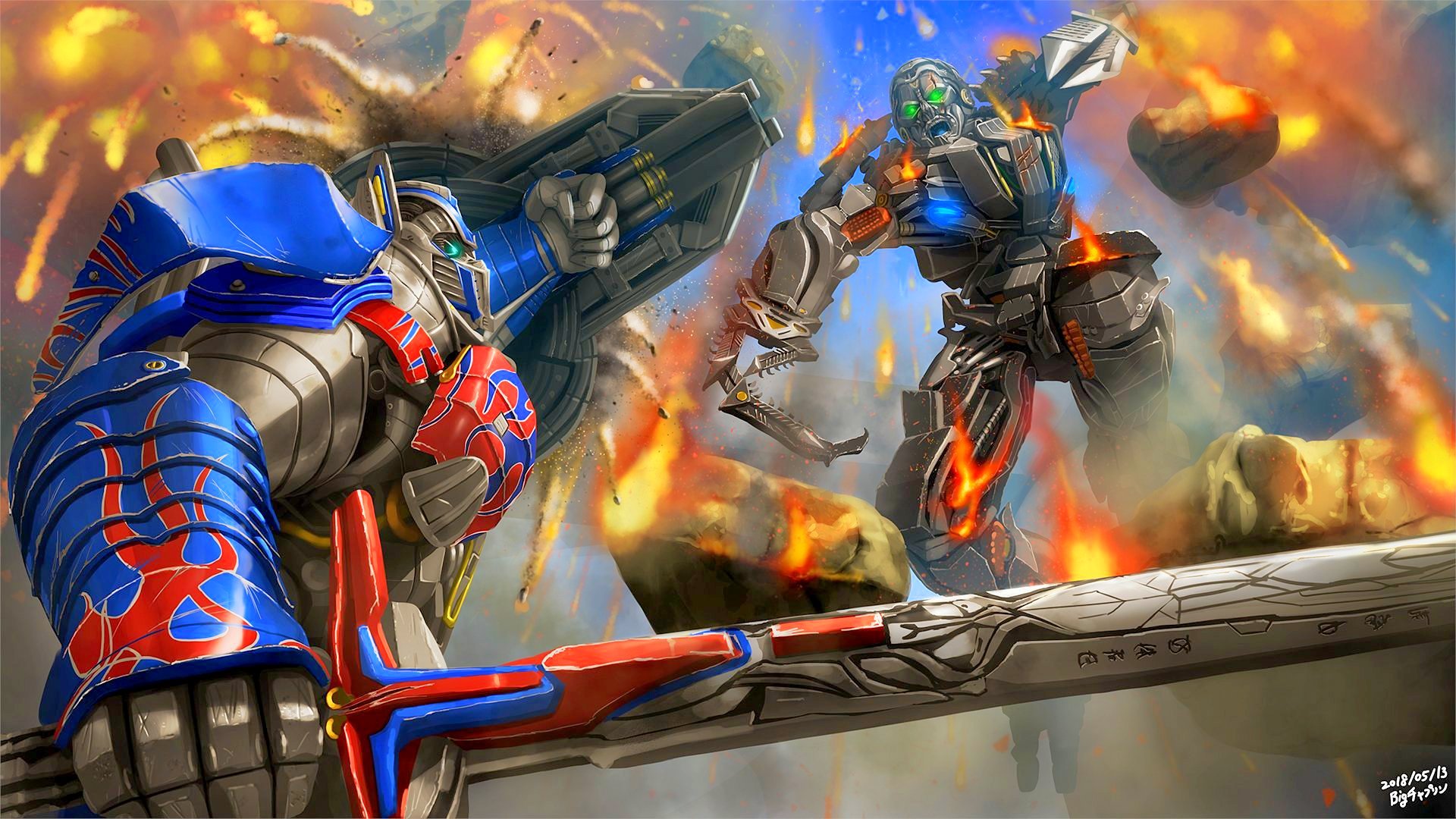 Transformers Wallpaper Optimus Prime Vs Megatron