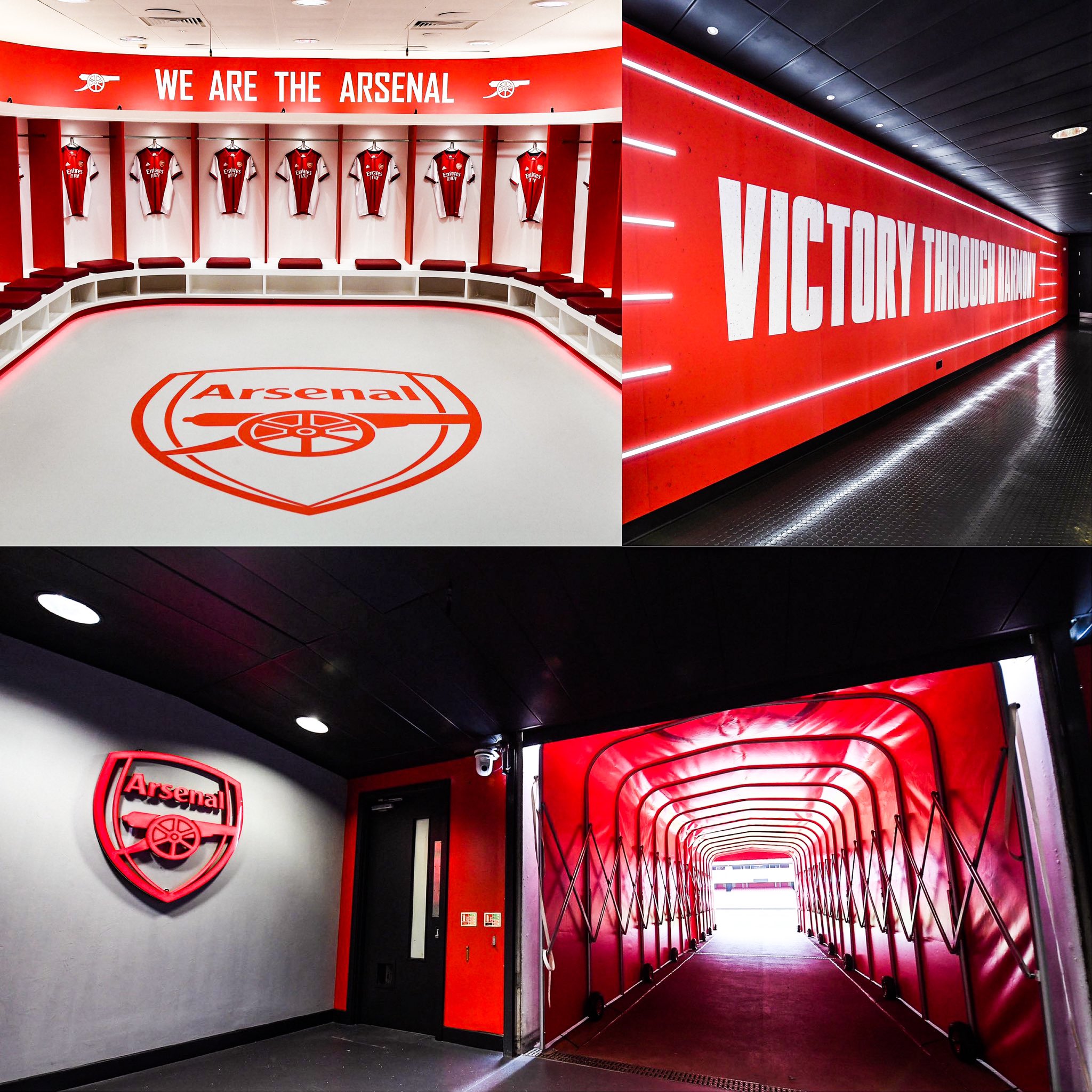 Emirates Stadium Dressing Room