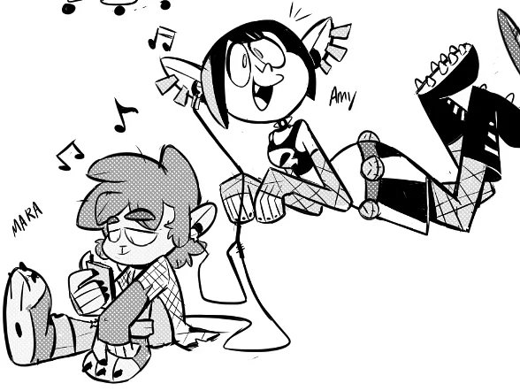 「Spooky teens 」JoshDamnの漫画