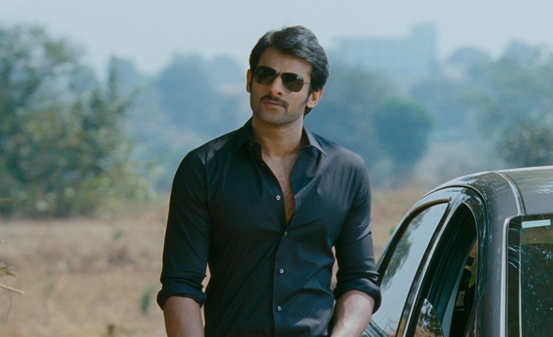 Prabhas In Mirchi Black Shirt