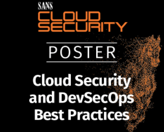 SANS Institute, EMEA on Twitter: "#CloudSecurity Poster: Cloud Security and DevSecOps Best ...
