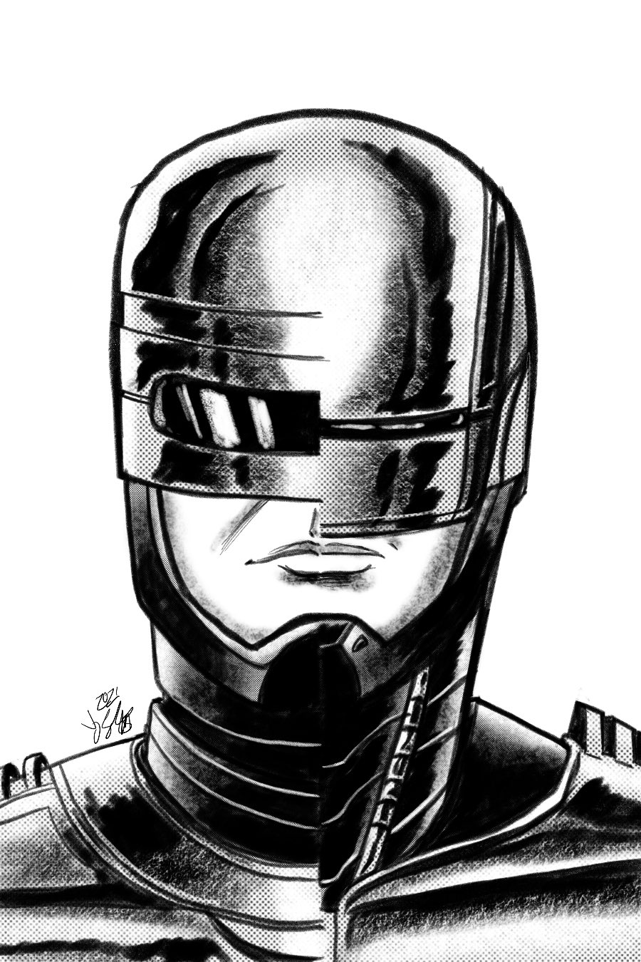 Robocop Drawing