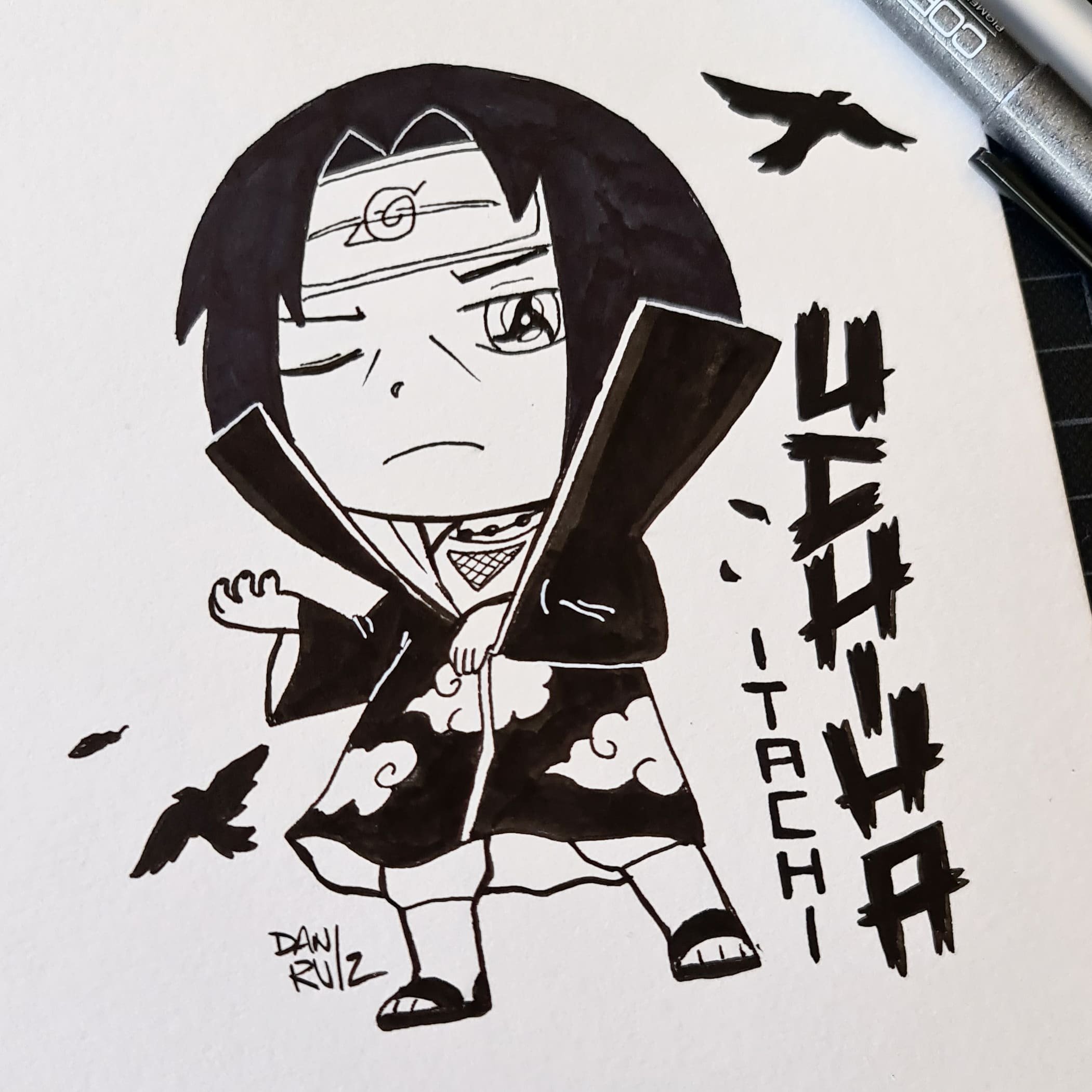 How To Draw Itachi Chibi