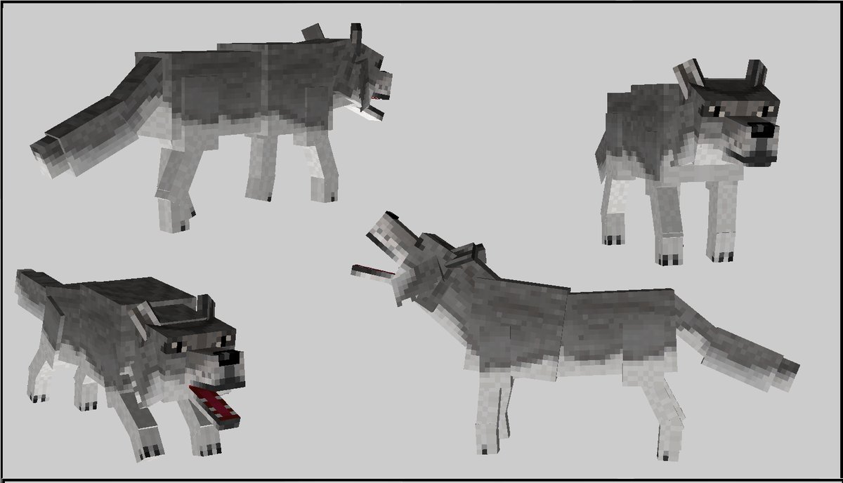 Wolves Minecraft