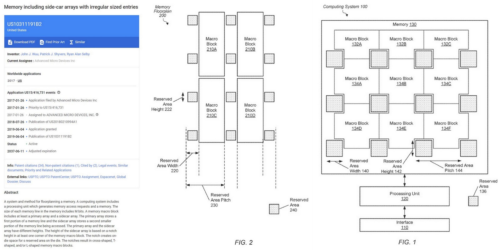 OGAWA, Tadashi on Twitter: "=> AMD Patents Jun 2019 (Jan 2017) https://t.co/XsNt5cfVhx 130 ...