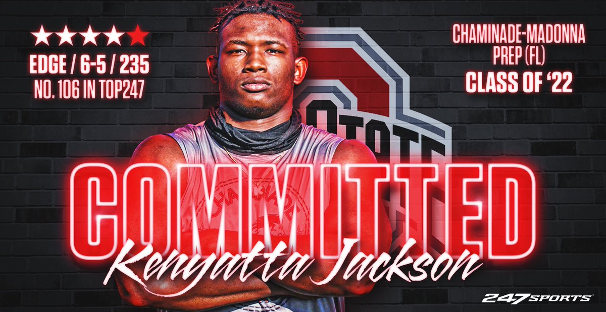 2022 4* EDGE Kenyatta Jackson commits to Ohio State : r/CFB