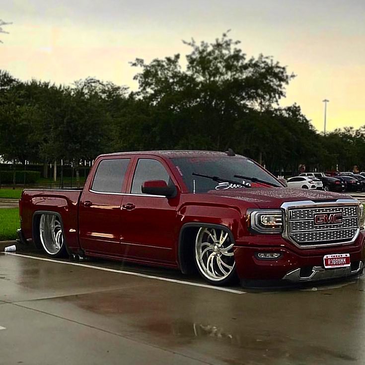 Lowered Gmc Denali Truck