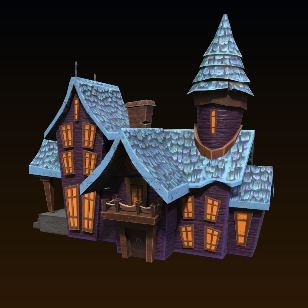 Haunted House 3d Model
