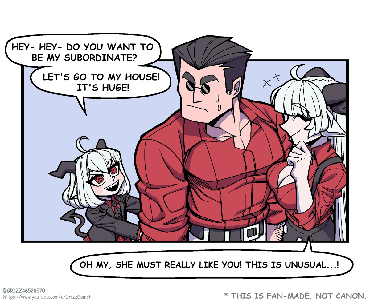 HELLTAKER FAN COMIC] BAPHOMET 14 ENG- https://t.co/Vx3ZE0p」Grizzの漫画