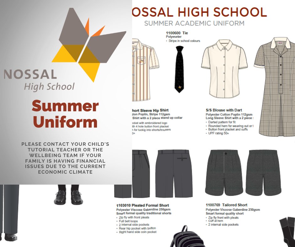 Nossal High School Logo Nossal High School Student Uniform And Dress