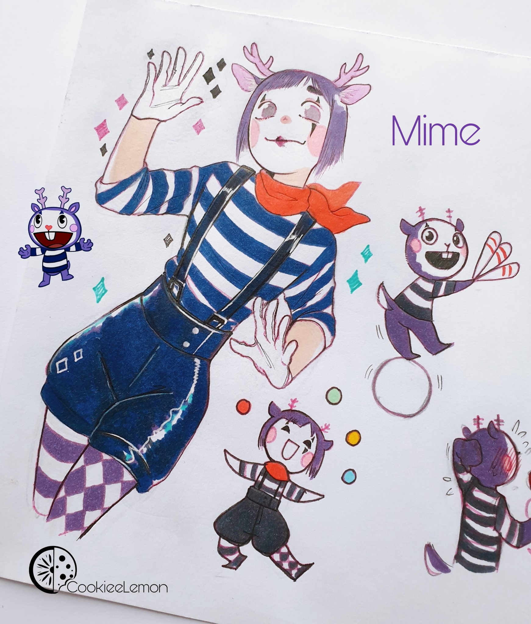 Happy Tree Friends Anime Mime