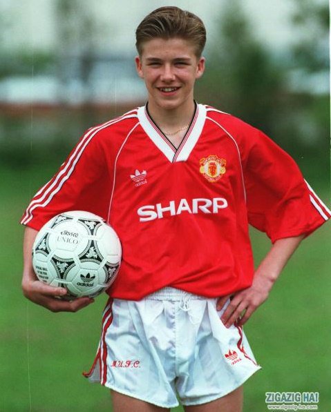 Young David Beckham
