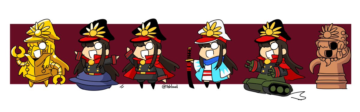 FGO「gudaguda day 21 with chibi nobus #FGO #F」|Yeellow 💭 taking easyのイラスト