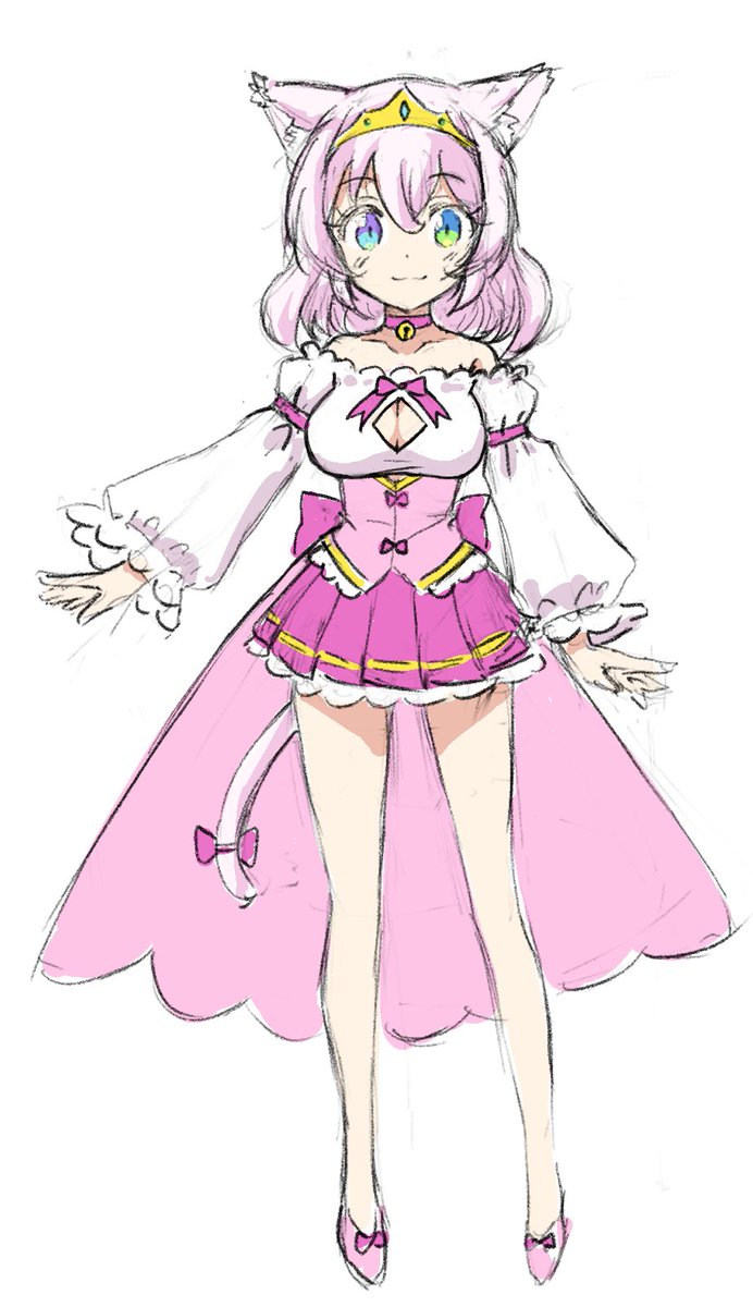 「ไปเปิดโฟลเดอร์เก่าๆ เจอที่เสก็ตชุดไว้ตอน」|Nicca💮のイラスト