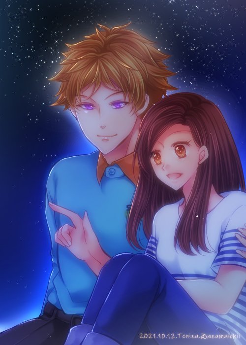 天いづ 星をみよう】」 Ichiiのイラスト