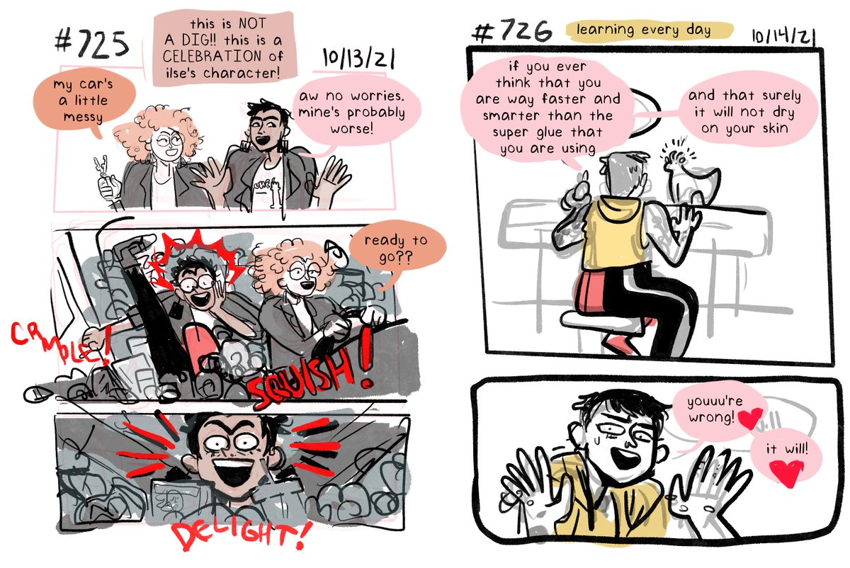 「DAILY COMICS.... comics for almost every day....! had some 」tessquibbs ...