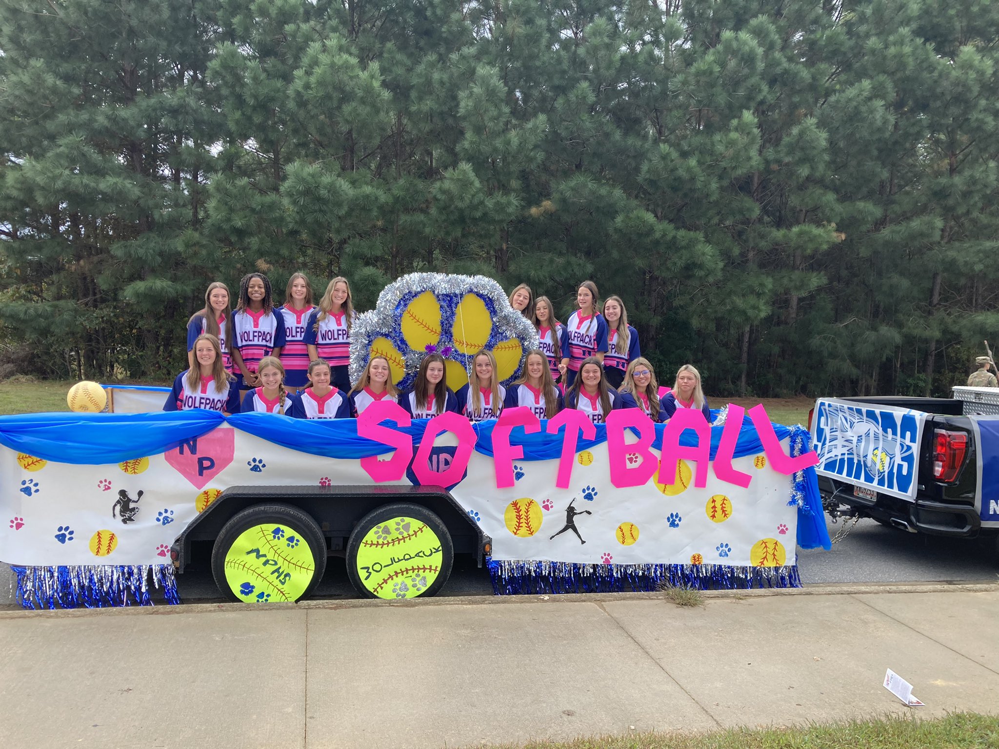 Softball Float Ideas