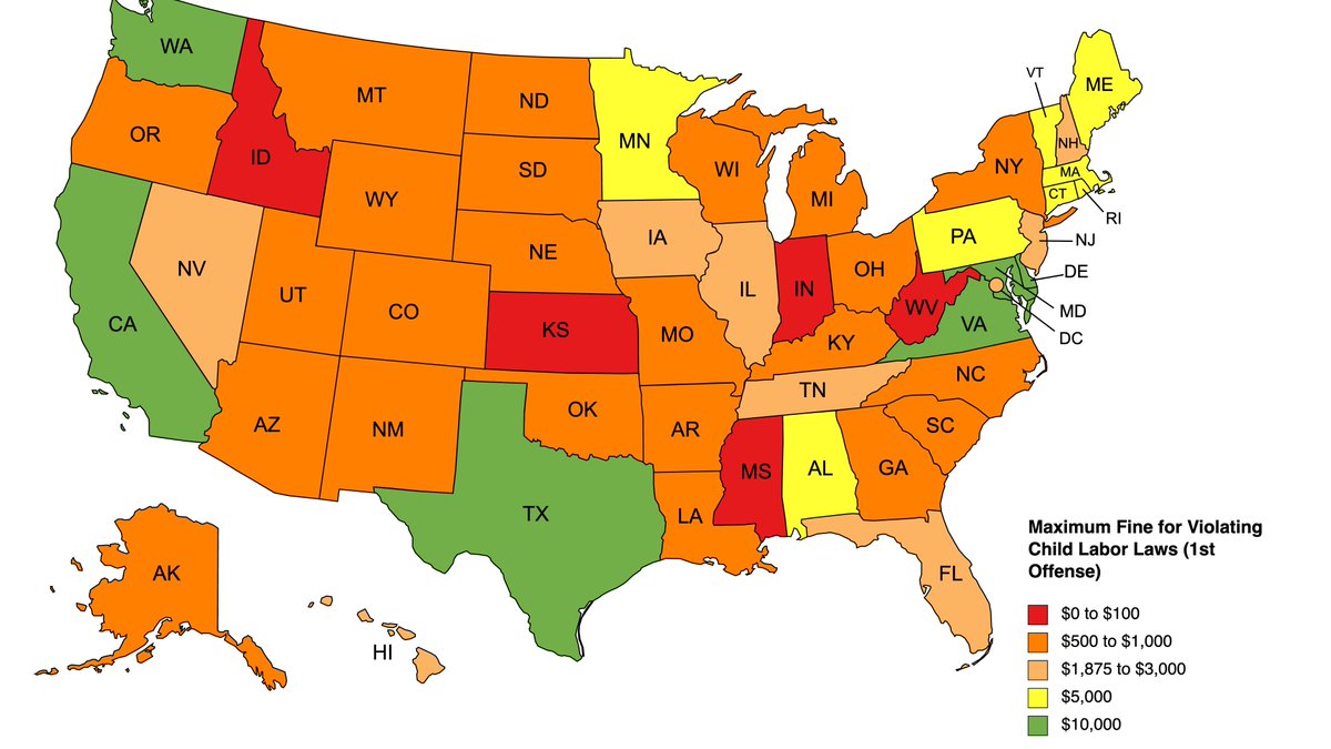 Child Labor Today Map