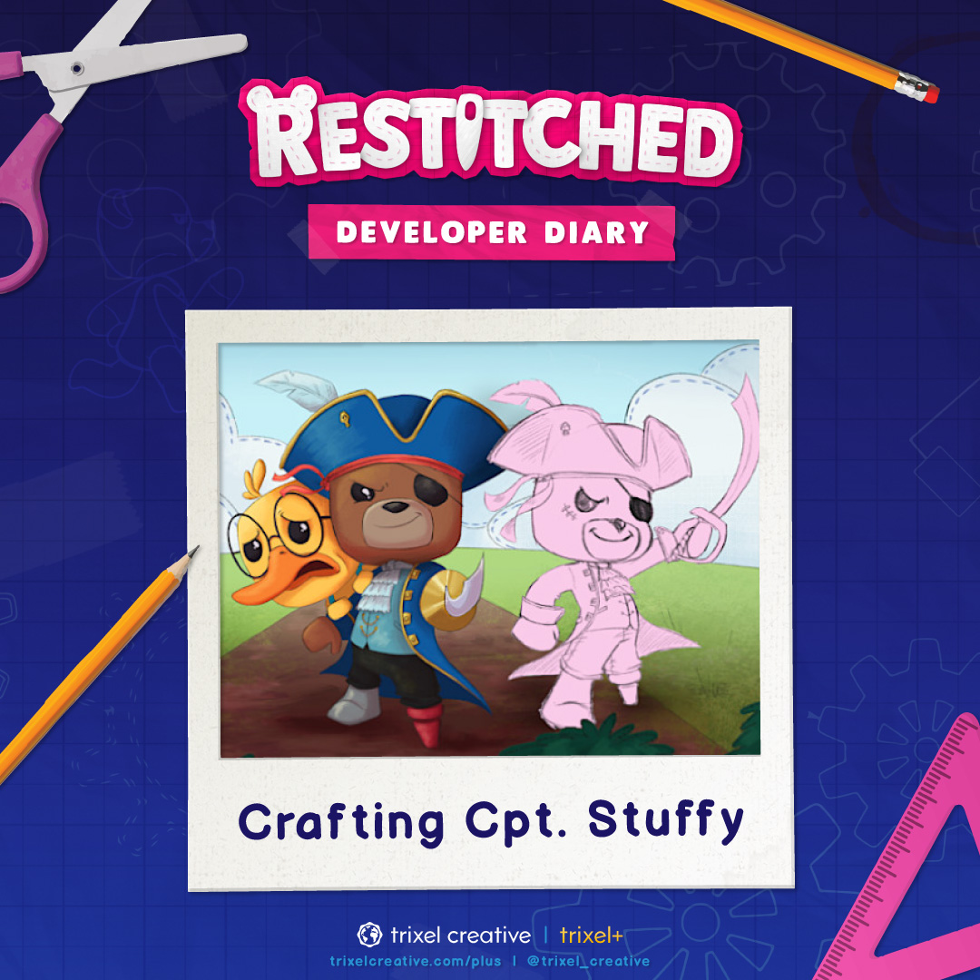 Trixel Creative on Twitter: "📔New #Restitched: Developer Diary! From concept to comic, take a ...