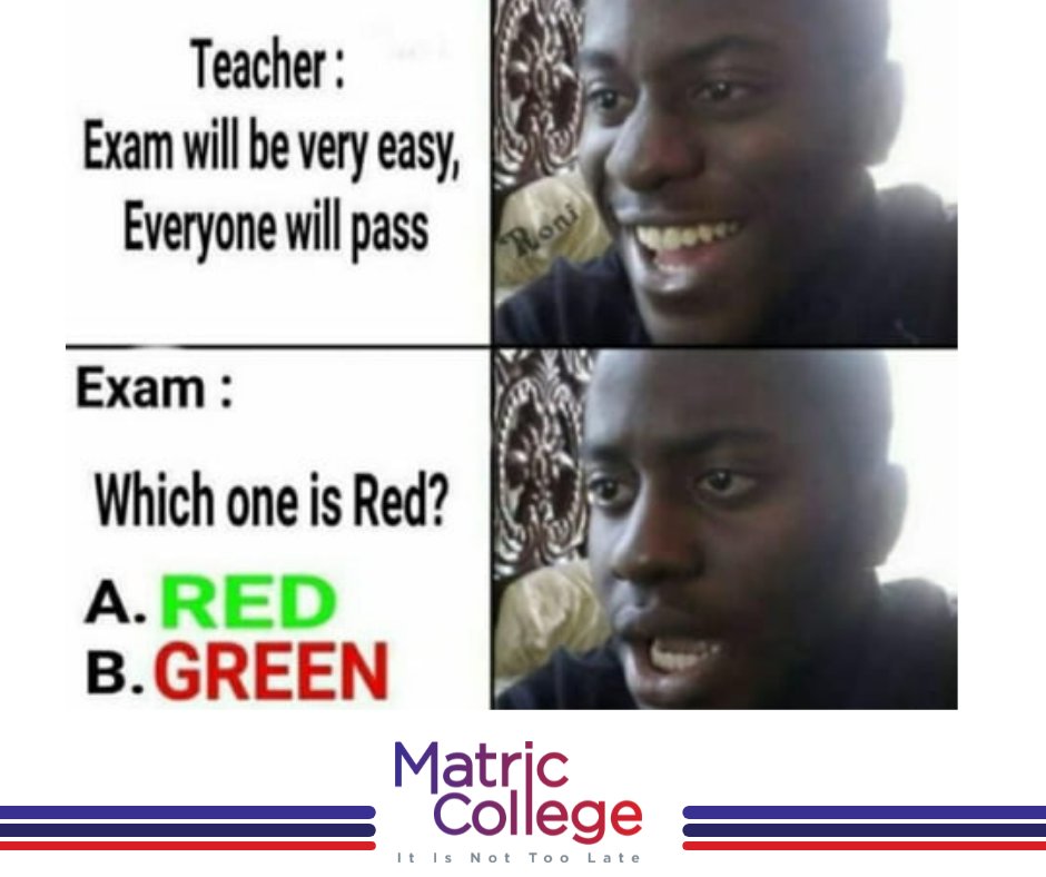 College Exam Memes