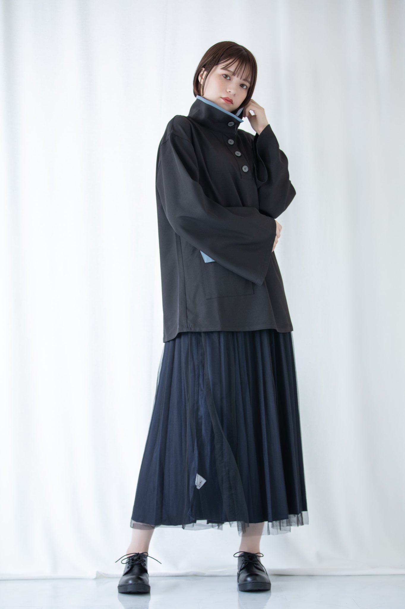 この子 on Twitter: "hitoiki × konoco コラボでお洋服作りました🍁 可愛いので何度でも見て欲しい 大好きな襟立てハイネックのトップスです。 ユニセックスなので男女 ...