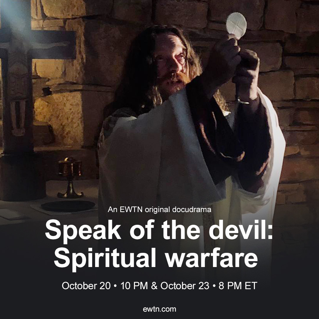 Religious Images Of Fighting Against Satan