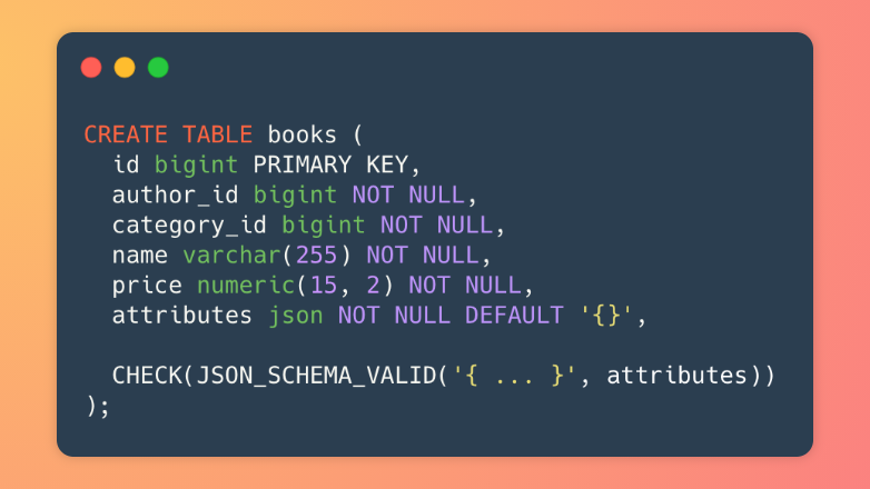 Tobias_Petry.sql on Twitter: "⚡️ Database Tip When storing JSON values in your database, you ...