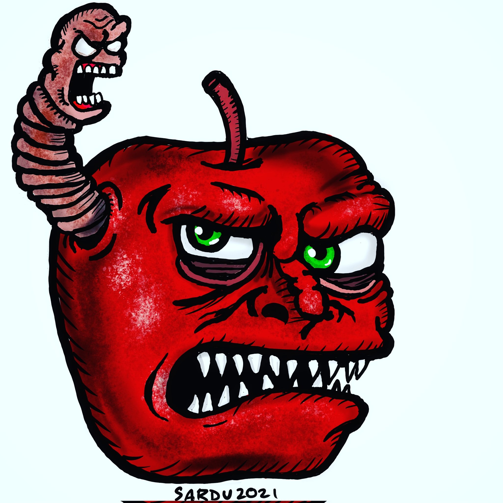 Scary Cartoon Drawings