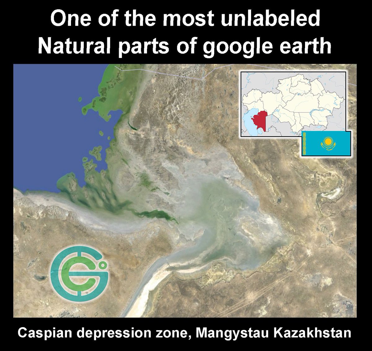 Caspian Depression Map