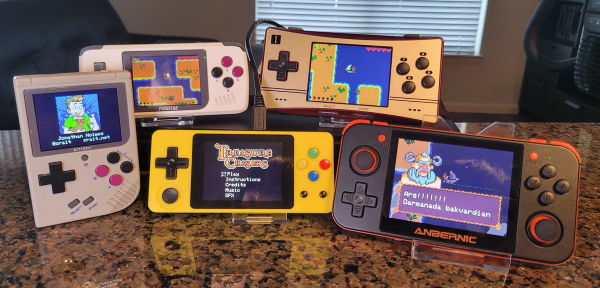 NEW GAME: Treasure Chasers Released For RG-350 (And several other ...