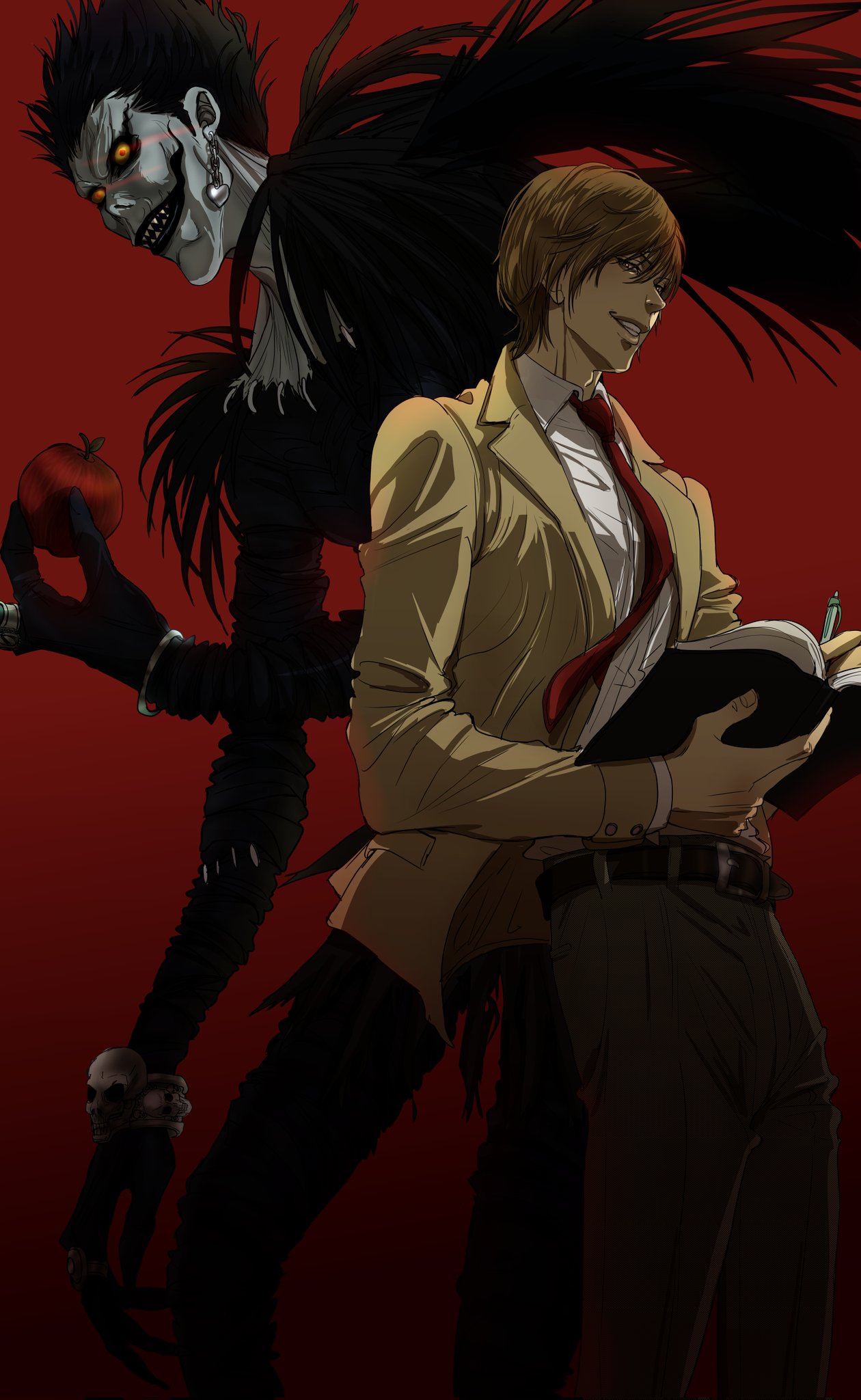 Light Yagami And Ryuk Wallpaper
