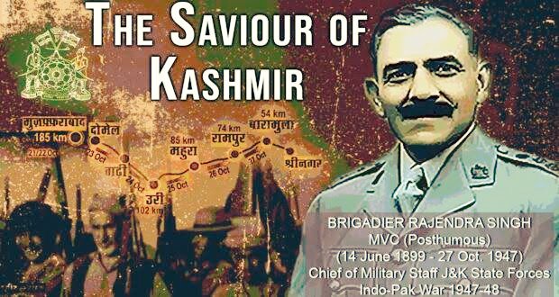 Under siege,on 22 Oct 1947,MH. Hari Singh ordered Brigadier Rajendra ...