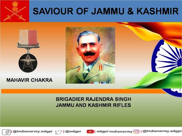 Under siege,on 22 Oct 1947,MH. Hari Singh ordered Brigadier Rajendra ...