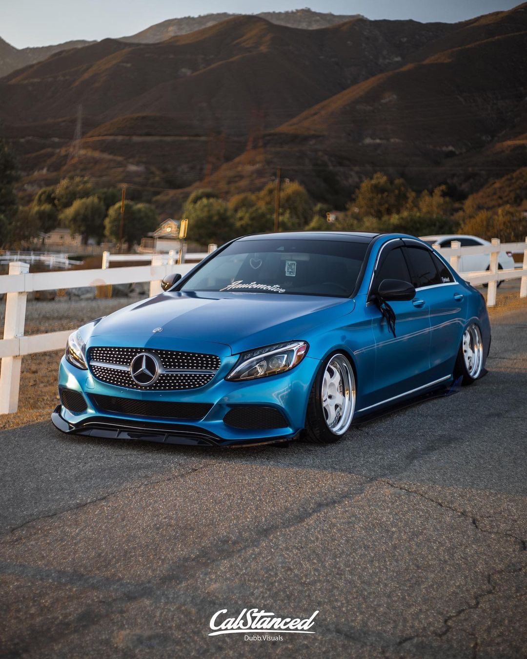 Bagged Mercedes Benz