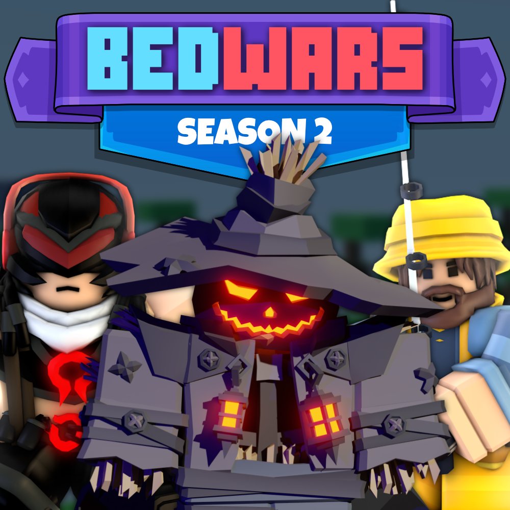 Roblox Bedwars On Twitter Season 2 Is Live 🎃 5 New Battle Pass Kits