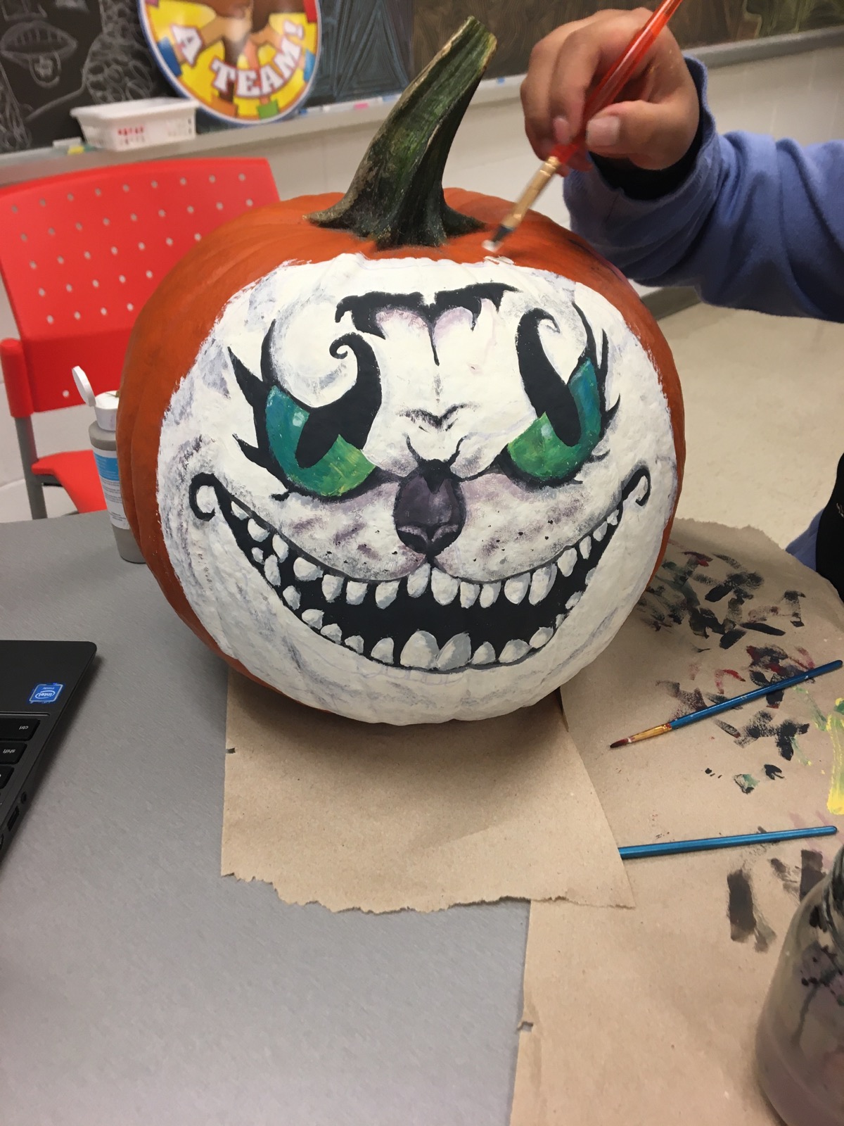 Alice In Wonderland Pumpkin