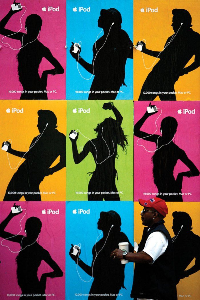 Apple Silhouette Ads