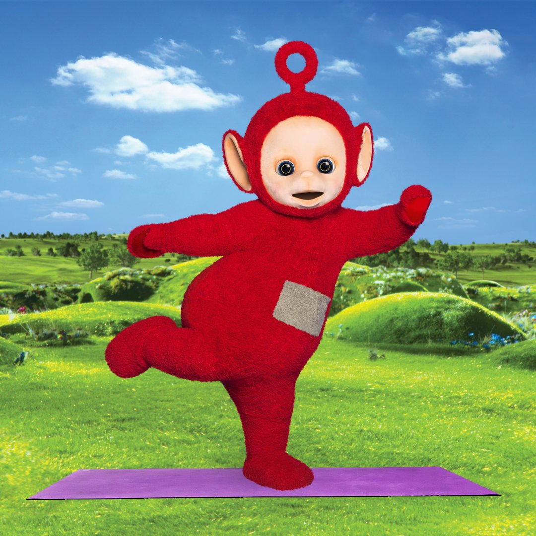 Teletubbies Po Wallpaper Download Free Teletubbies Reading A Book